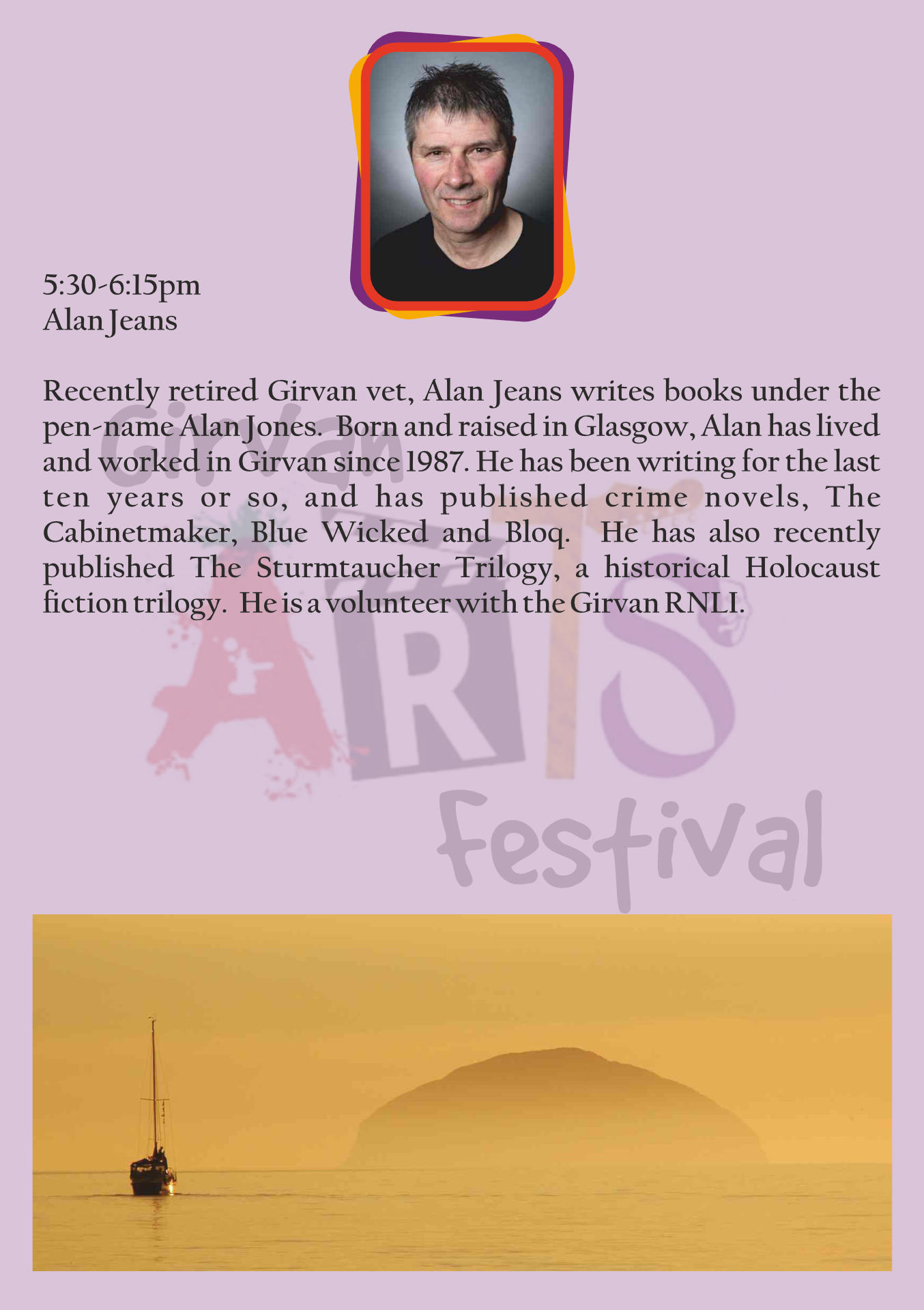GIRVAN ARTS FESTIVAL – Alan Jones